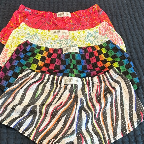 Soffe | Shorts | Nwot Soffe Short Shorts Mesh Multi Print Bundle Of 4 ...